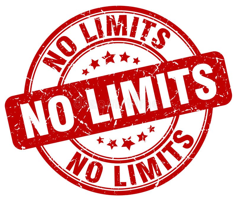 No limits brown stamp stock vector. Illustration of grunge - 119491487