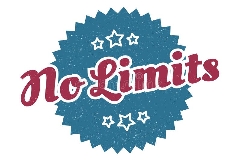No Limits Sign. No Limits Vintage Retro Label Stock Vector ...