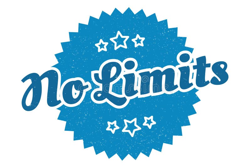 No Limits Sign. No Limits Vintage Retro Label Stock Vector ...