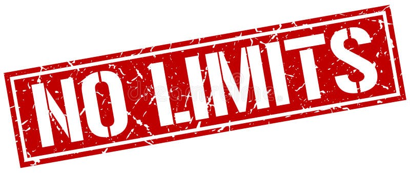 No limits stamp stock vector. Illustration of square - 120289604