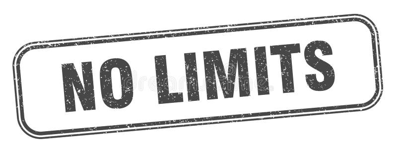No Limits Stamp. No Limits Square Grunge Sign Stock Vector ...