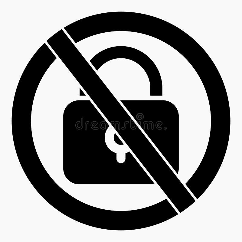 No lock stock vector. Illustration of access, secrecy - 260450927