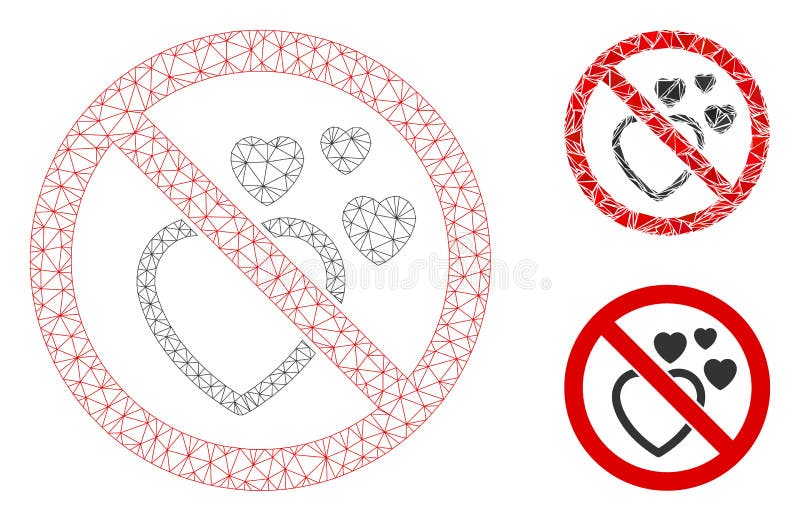 Heart EKG Vector Mesh 2D Model and Triangle Mosaic Icon Stock Vector ...