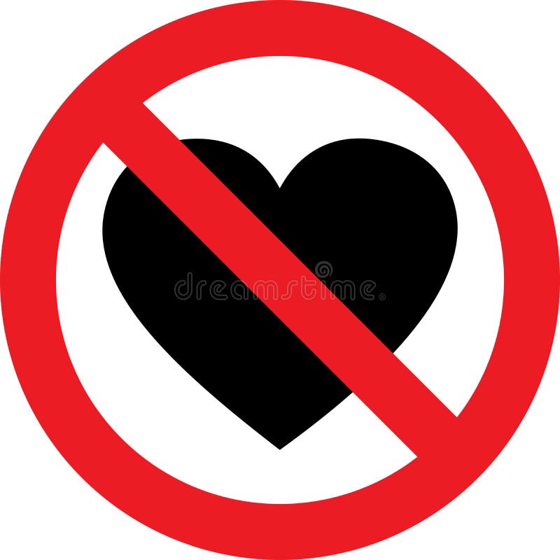 Forbidden Not Allowed Love Sign Stock Illustrations – 63 Forbidden Not ...
