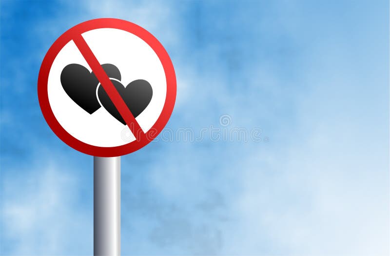 Relationship break up stock illustration. Illustration of separation ...