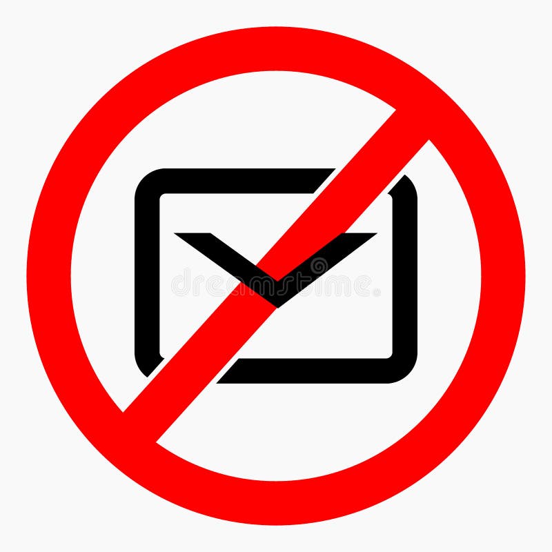 No Junk Mail Stock Illustrations – 100 No Junk Mail Stock Illustrations ...