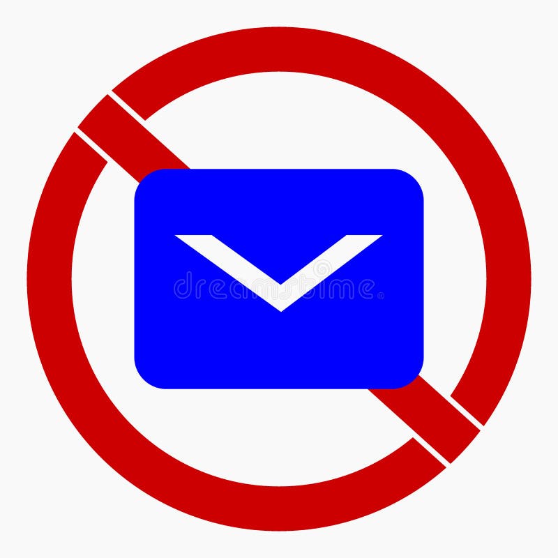 No Spam Icon Stock Illustrations – 365 No Spam Icon Stock Illustrations ...