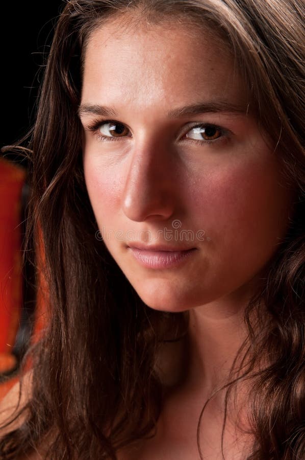 No makeup portrait stock photo. Image of gorgeous, attractive - 10040798