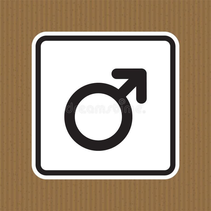 No Male Symbol Sign Isolate on White Background,Vector Illustration ...