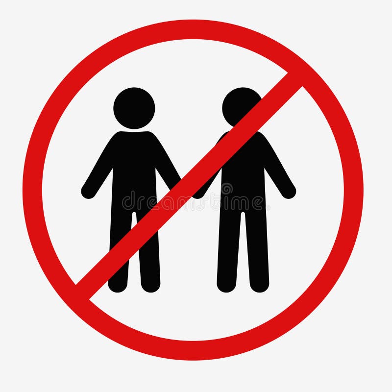 No Man Sign stock illustration. Illustration of male - 78219965