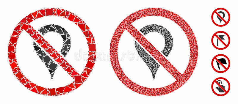 No Map Marker Composition Icon of Tremulant Parts Stock Vector ...