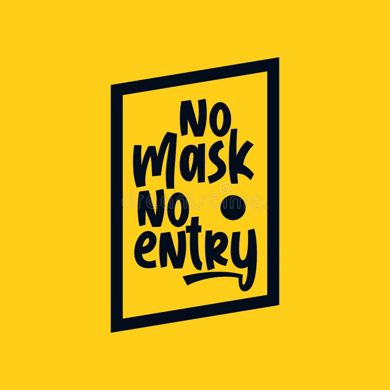 No Mask No Entry Stock Illustrations – 819 No Mask No Entry Stock ...