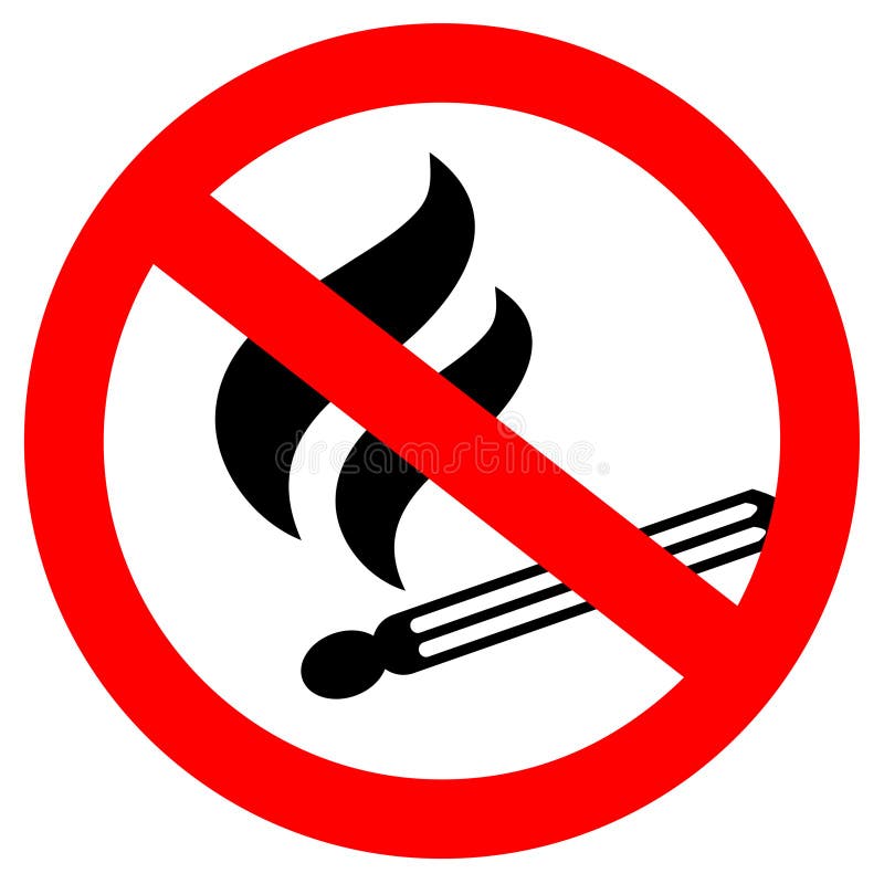 No match fire vector sign stock vector. Illustration of dont - 320488452