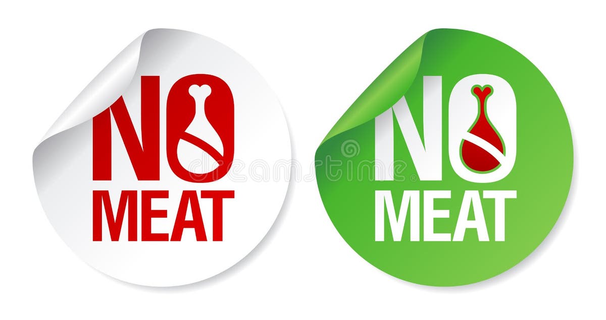 No Meat Sign Stock Illustrations – 3,049 No Meat Sign Stock ...