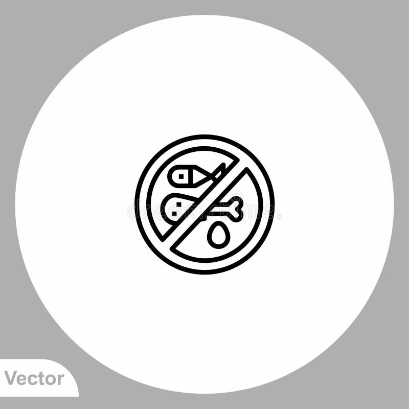 No Meat Symbol Stock Illustrations – 2,920 No Meat Symbol Stock ...