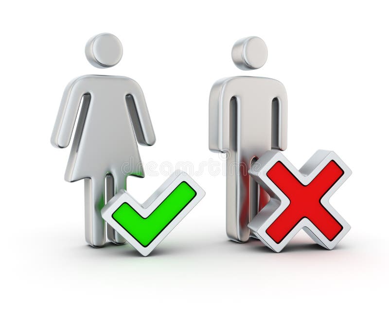 No men allowed stock illustration. Illustration of mark - 32772835