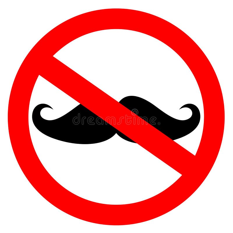 No Men Allowed Sign Isolated On White Background Stock Vector ...