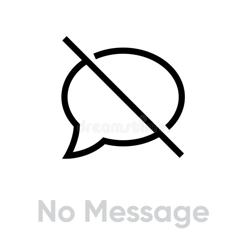 Check Message Social Icon. Editable Line Vector Stock Vector ...