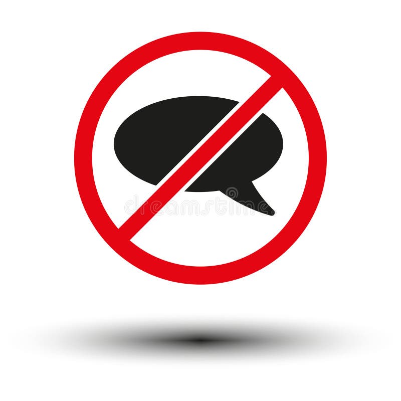 No Message Symbol. Vector Illustration. EPS 10 Stock Vector ...