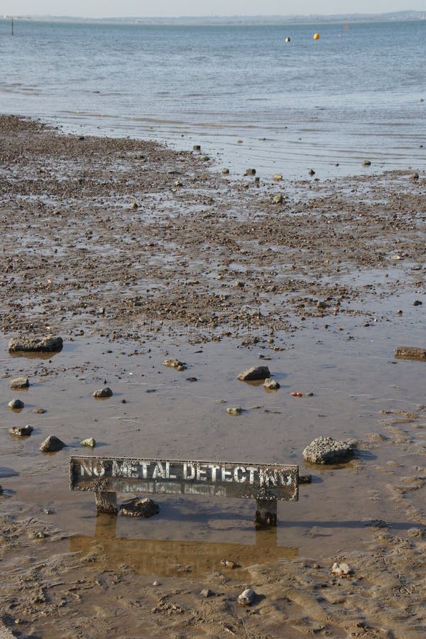 No metal detecting stock photo. Image of sign, locate - 46381594