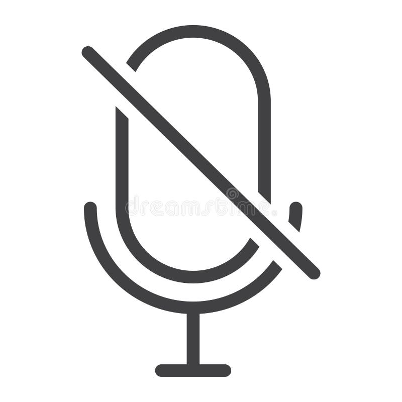 No Microphone Sign Stock Illustrations – 1,177 No Microphone Sign Stock ...