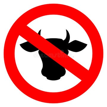 No Meat Sign Stock Illustrations – 3,595 No Meat Sign Stock ...