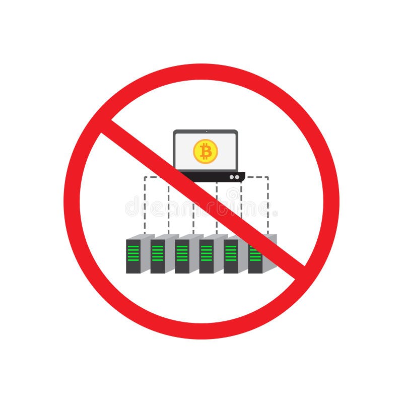 No Mining Allowed Sign Vector Design Illustration. Stock Vector ...