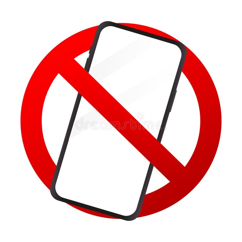 No Mobile Phone, No Smartphone. No Sign. No Smartphone Allowed Icon ...