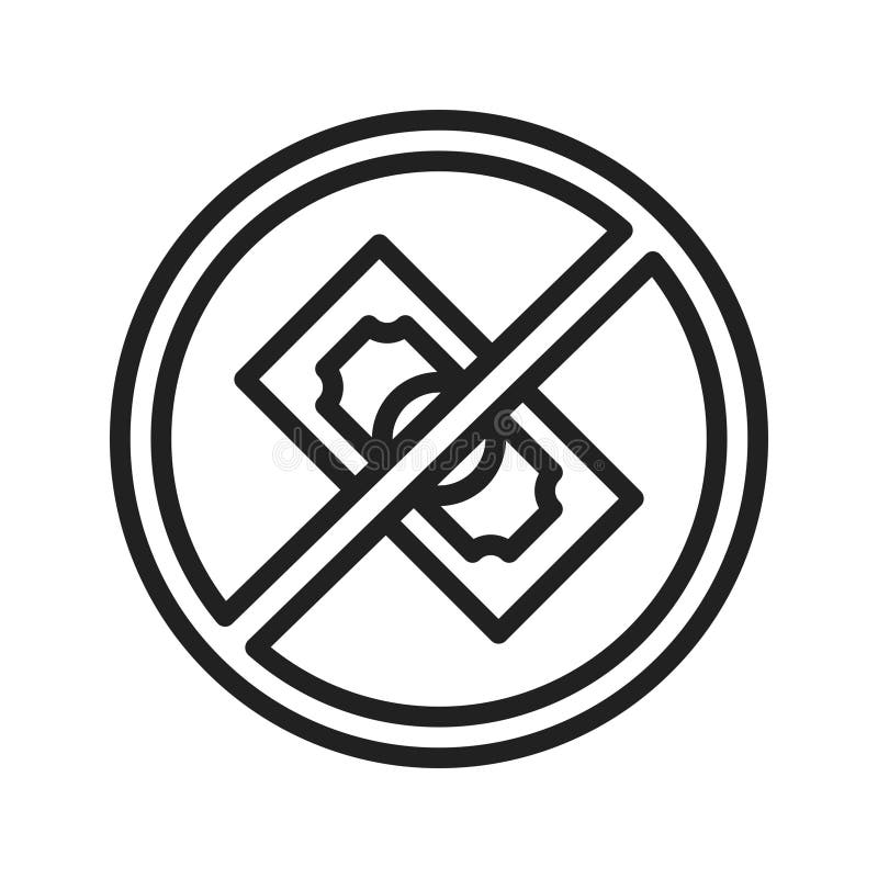 No Money Icon Vector Image. Stock Vector - Illustration of design ...