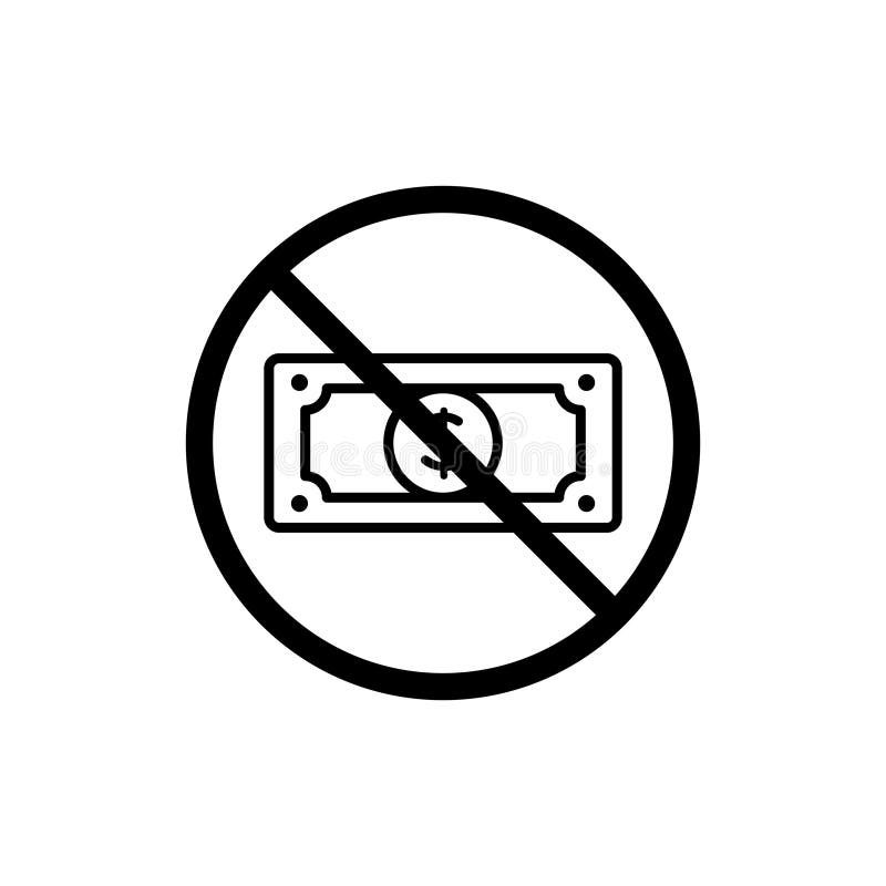 No money icon stock vector. Illustration of business - 330821627