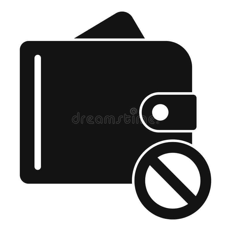 Money Wallet Icon, Simple Style Stock Vector - Illustration of coin ...