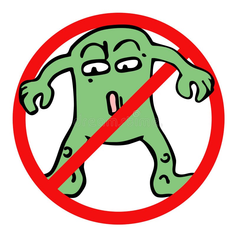 No monsters stock illustration. Illustration of experiment - 25806278