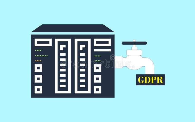 Data Leaks, Cloud Hacking. Data Hack Problem. Vector Stock Illustration ...