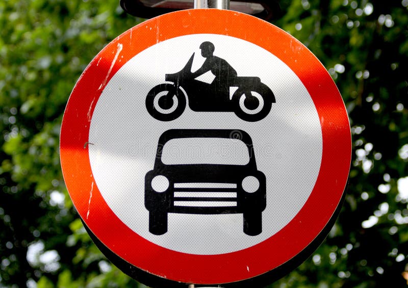Motorcycle No Entry Sign Stock Photos - Free & Royalty-Free Stock ...