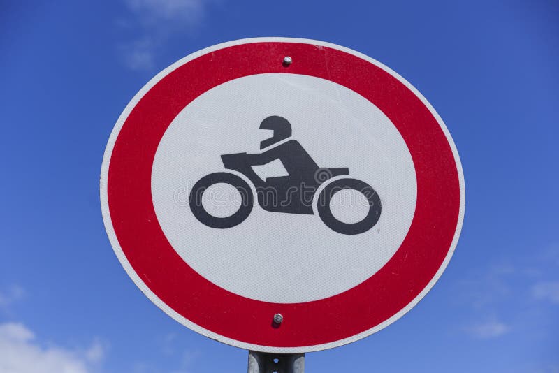 Motorcycle Prohibition Signs are Installed in Community Areas To ... Motorcycle Prohibition Signs are Installed in Community Areas To ...