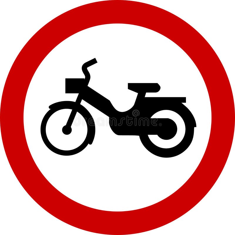 No Motorcycle Sign Stock Illustrations – 483 No Motorcycle Sign Stock ...