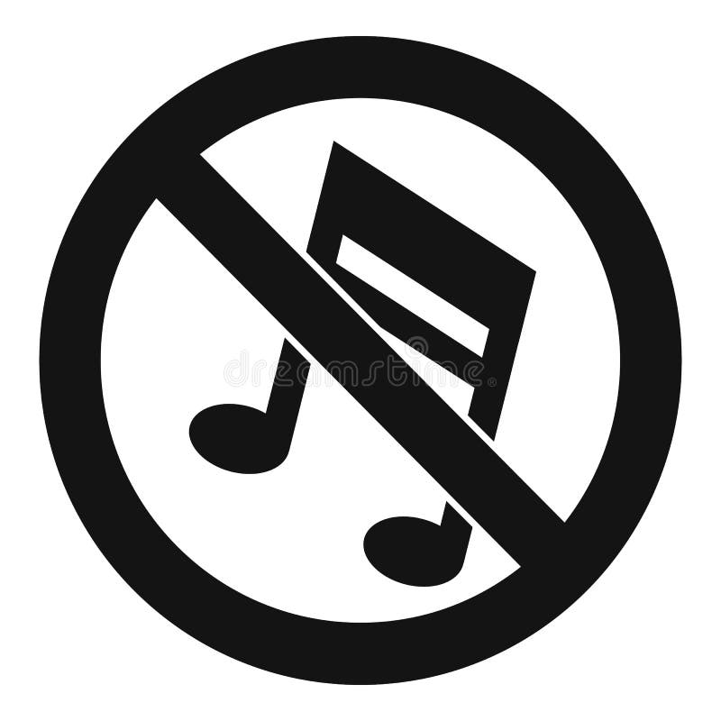 No music note vector icon stock vector. Illustration of solid - 174375427