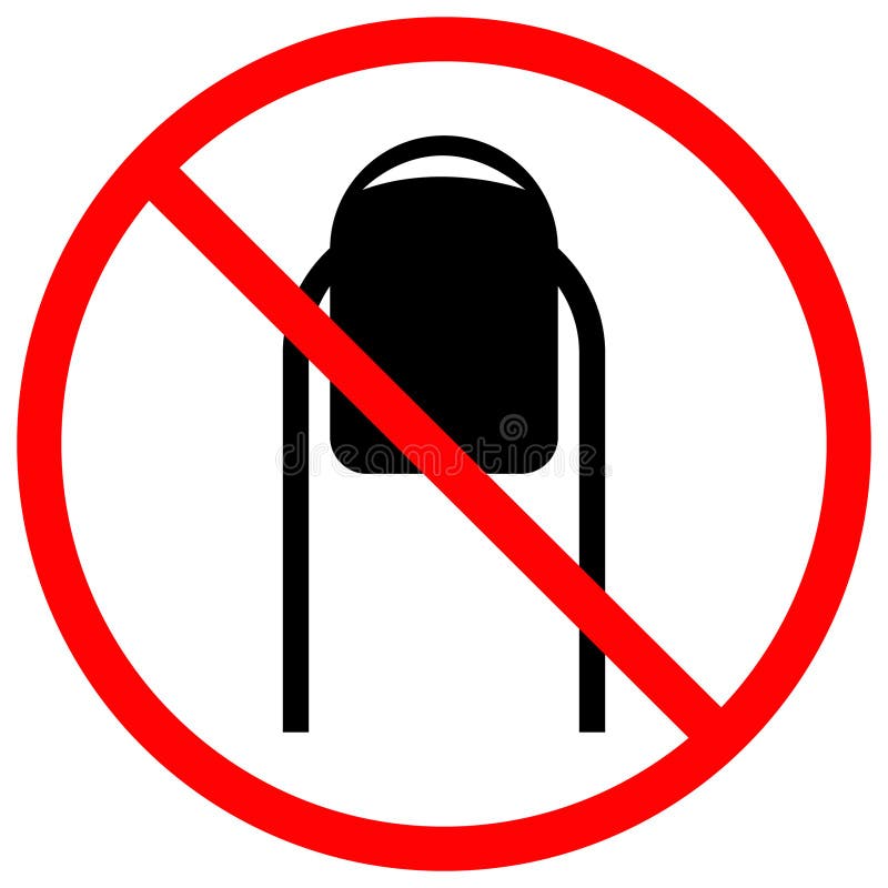 No Nail Icon. Not Allow Nail Sign. Flat Style Stock Illustration ...
