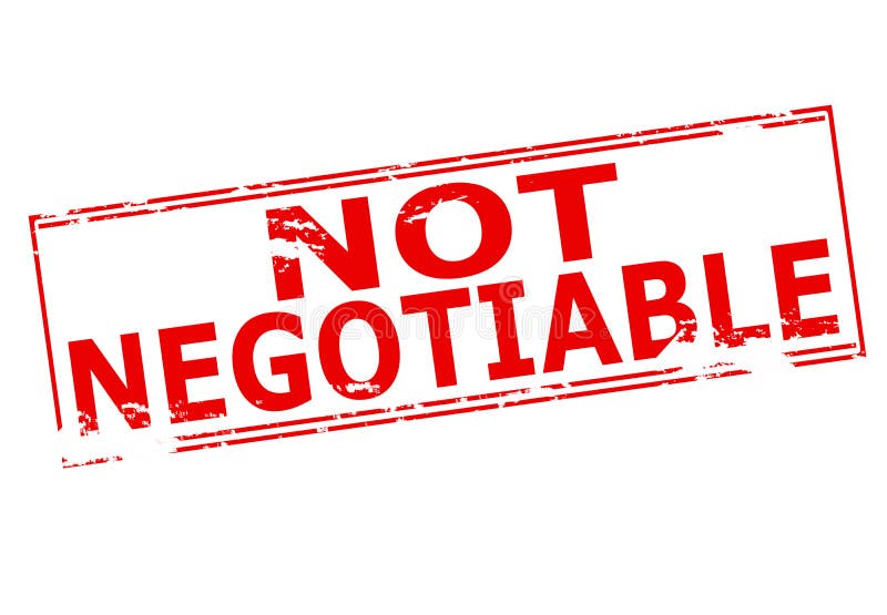 Sello De Goma No Negociable Ilustración del Vector - Ilustración de ...