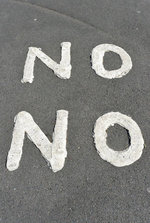 No no road sign stock photo. Image of sign, pavement - 71016552