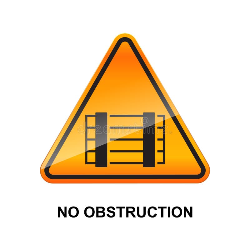 No Access Sign Isolated Vector On White Background Stock Vector ...