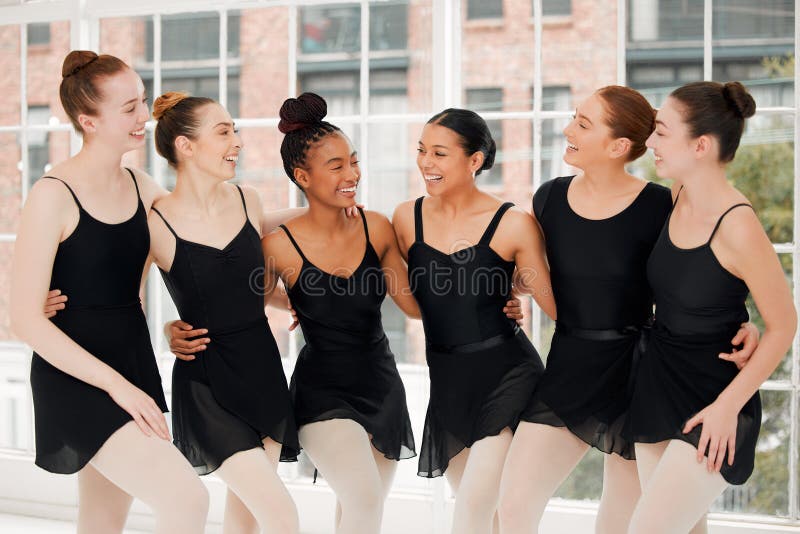 No One Gets Left Behind. a Group of Ballet Dancers Laughing Together ...