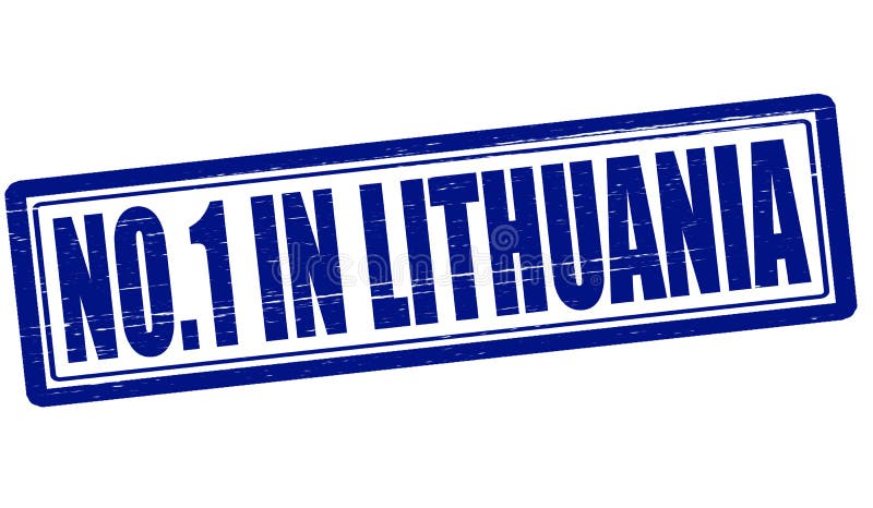 No one in Lithuania stock illustration. Illustration of symbol - 109893930