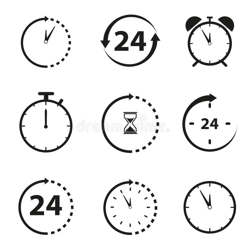 No pare los iconos ilustración del vector. Ilustración de elemento ...