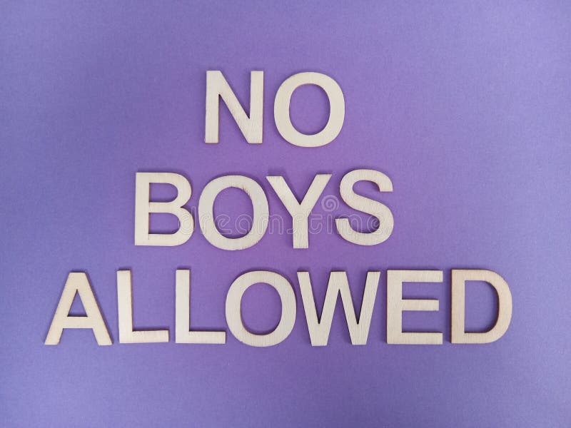 No Boys Allowed Sign Stock Photos - Free & Royalty-Free Stock Photos ...