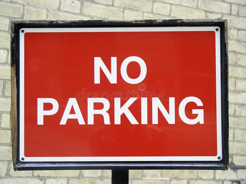 No parking stock photo. Image of city, sign, parking, signage - 48012