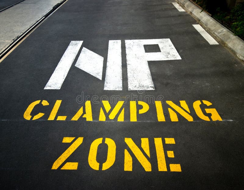 No parking Clamping Zone stock image. Image of clamping - 11683485 No parking Clamping Zone stock image. Image of clamping - 11683485