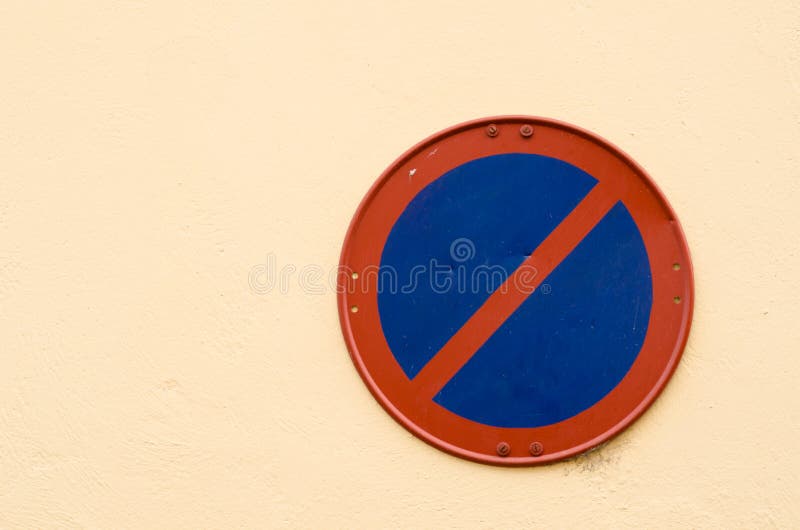 No parking stock image. Image of plaster, stucco, parking - 40155471