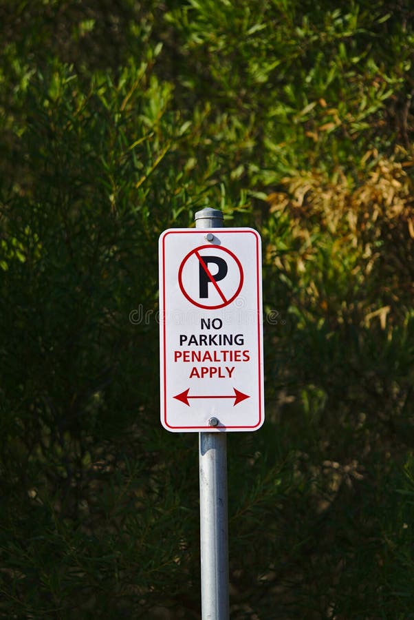 No Parking Sign stock image. Image of rule, safety, risk - 141919107