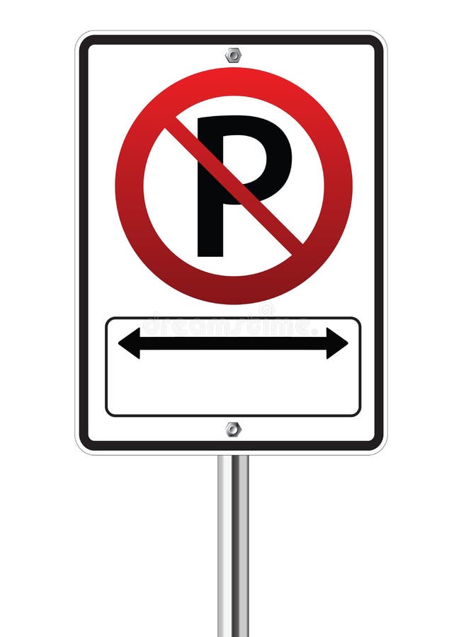 No parking traffic sign stock illustration. Illustration of line - 30917144